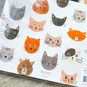Eccolo | Office | Nwt Eccolo Cat File Folder Set Of 9 Folders | Poshmark